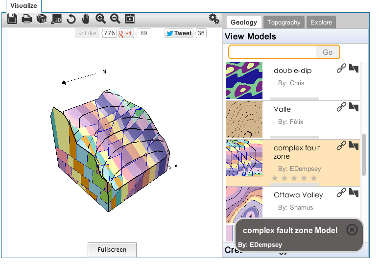 科学网—一款简单好用的在线构造地质学软件visible geology - 曹文融的博文