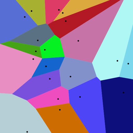 科学网—[转载]沃罗诺伊图 (Voronoi Diagram/Dirichlet tessellation) - 最优化 - 张家普的博文